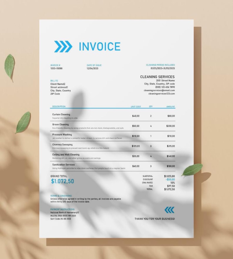 Invoice Excel Plantilla De Factura Profesional En Excel Interactive Invoice Template Cálculo ...