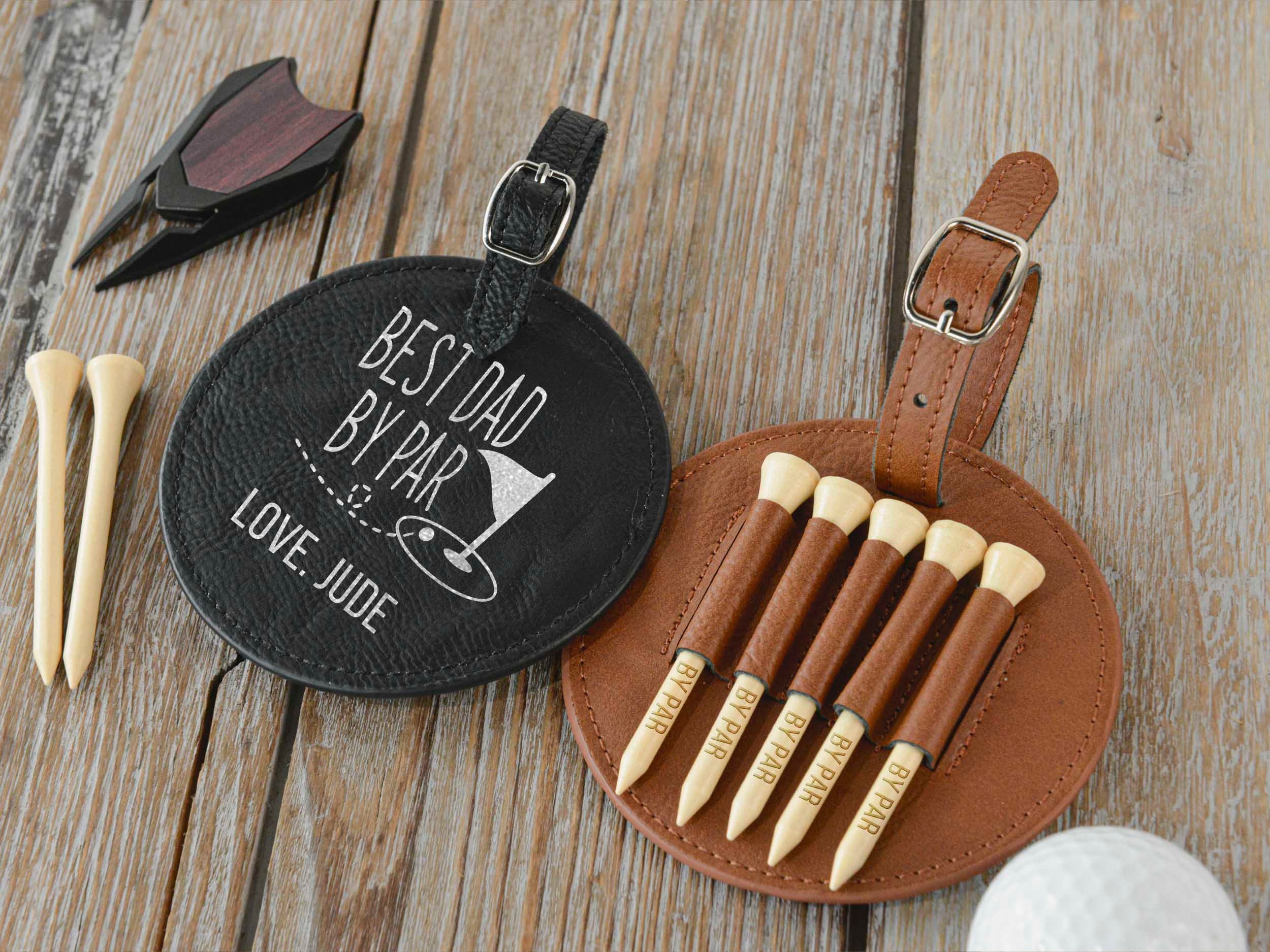 Personalized Fathers Day Gift Golf, Best Dad by Par,golf Bag Tag ...