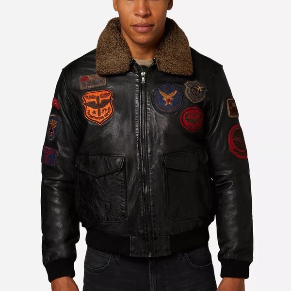 Pilot Jacket Fur Collar - Etsy