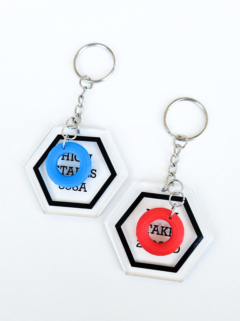 High Stakes Inspired Mobile Goal & Ring Keychain - Etsy