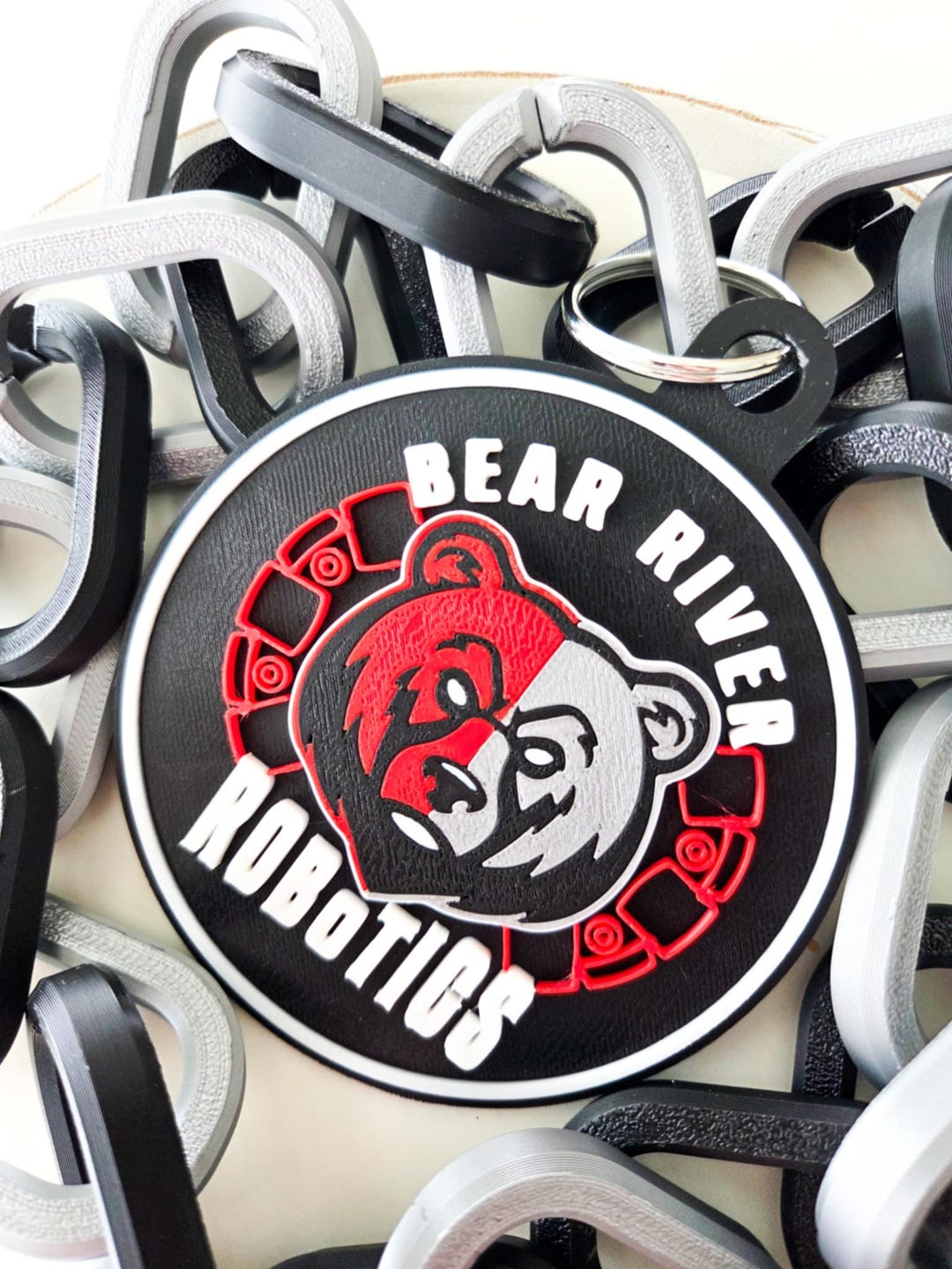 Custom 3D Printed Robotics Hype Chain – Personalized Medallion & Two ...