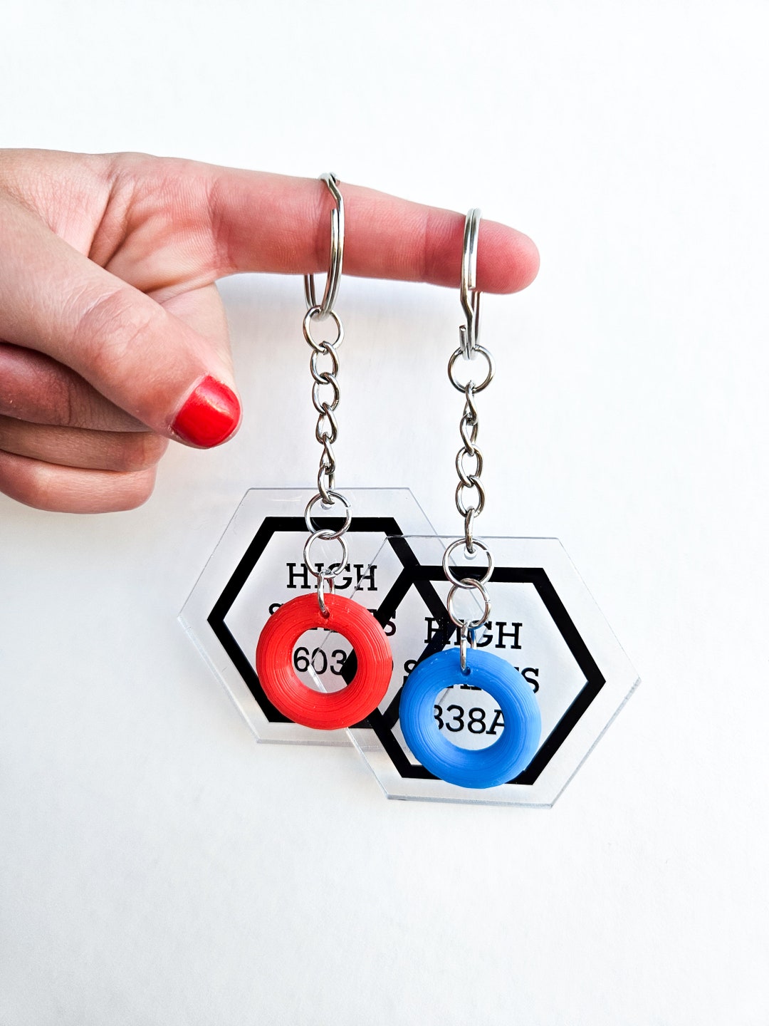 High Stakes Inspired Mobile Goal & Ring Keychain - Etsy