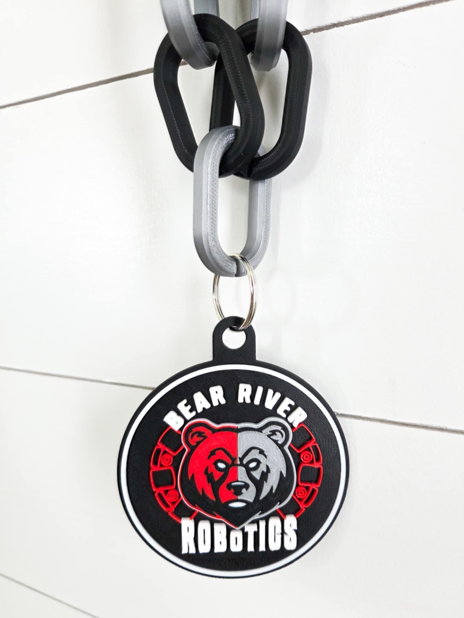 Custom 3D Printed Robotics Hype Chain – Personalized Medallion & Two ...