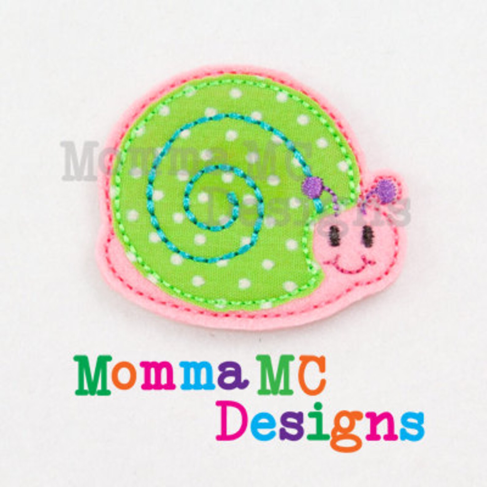 Snail Felt Feltie Embroidery Design - Etsy