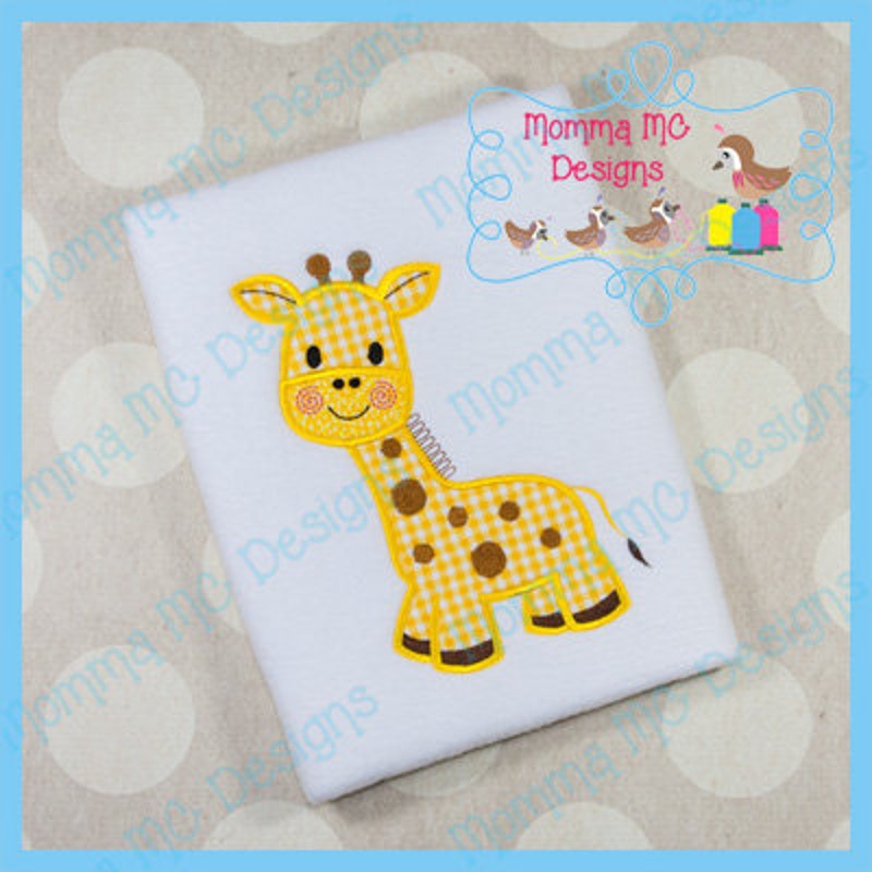 Giraffe Applique Designs - Etsy