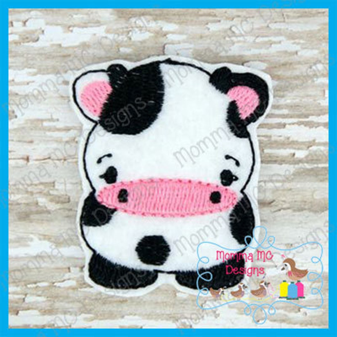 Cow Machine Embroidery Design - Etsy