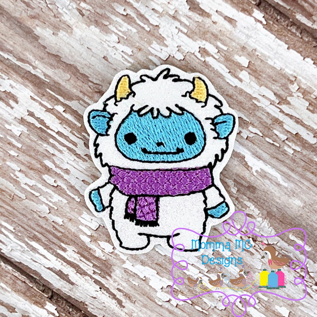Warm Yeti Scarf Felt Feltie Machine Embroidery Design File - Etsy