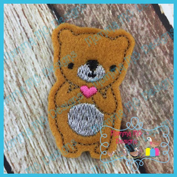 Love Bear Machine Embroidery Design File | Etsy