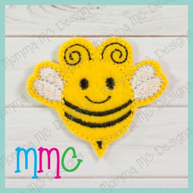 Bumble Bee Felt Feltie Embroidery Design - Etsy