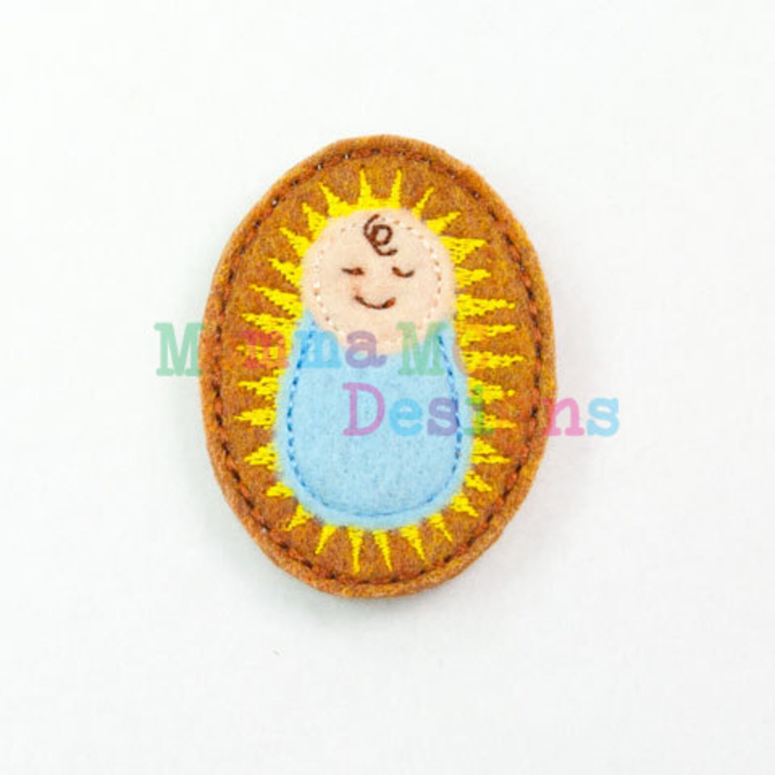 Baby Jesus Felt Feltie Embroidery Design - Etsy