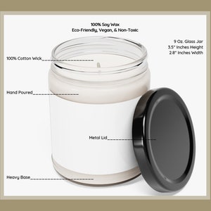 Great White Shark Ocean Candle | 100% Natural Soy Wax Scented Unscented ...