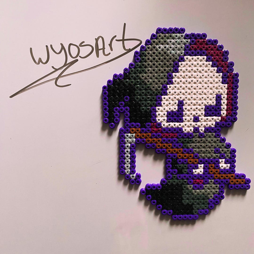Perler Beads Grim Reaper 18cm Wyosart - Etsy
