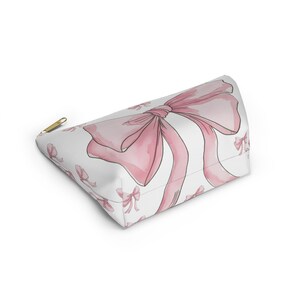 Pink Coquette Bow Accessory Bag, Bow Clutch Bag, Small Evening Bag, Bow ...