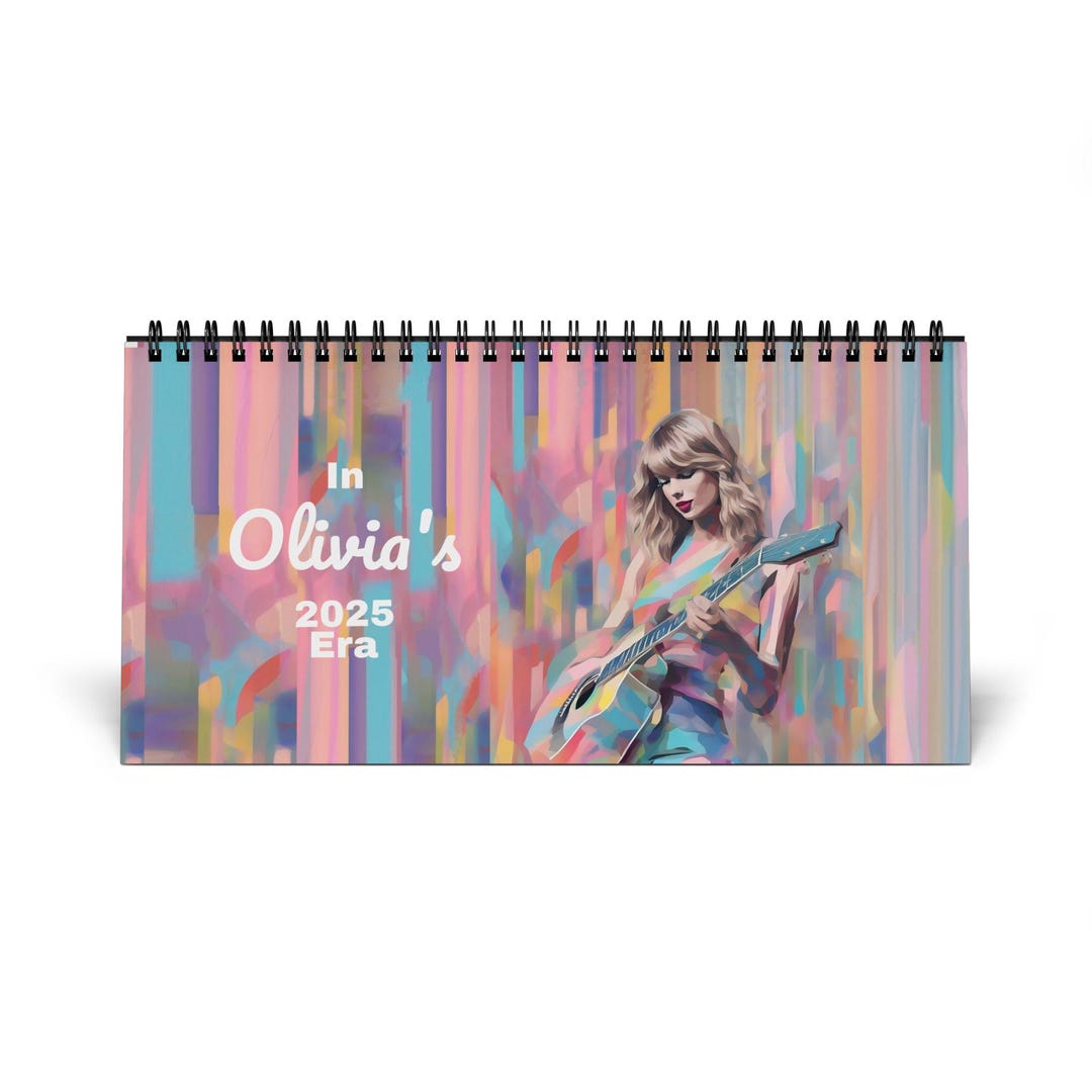 Taylor Calendar Taylor Inspired Desktop Calendar 2025 Custom Calendar ...