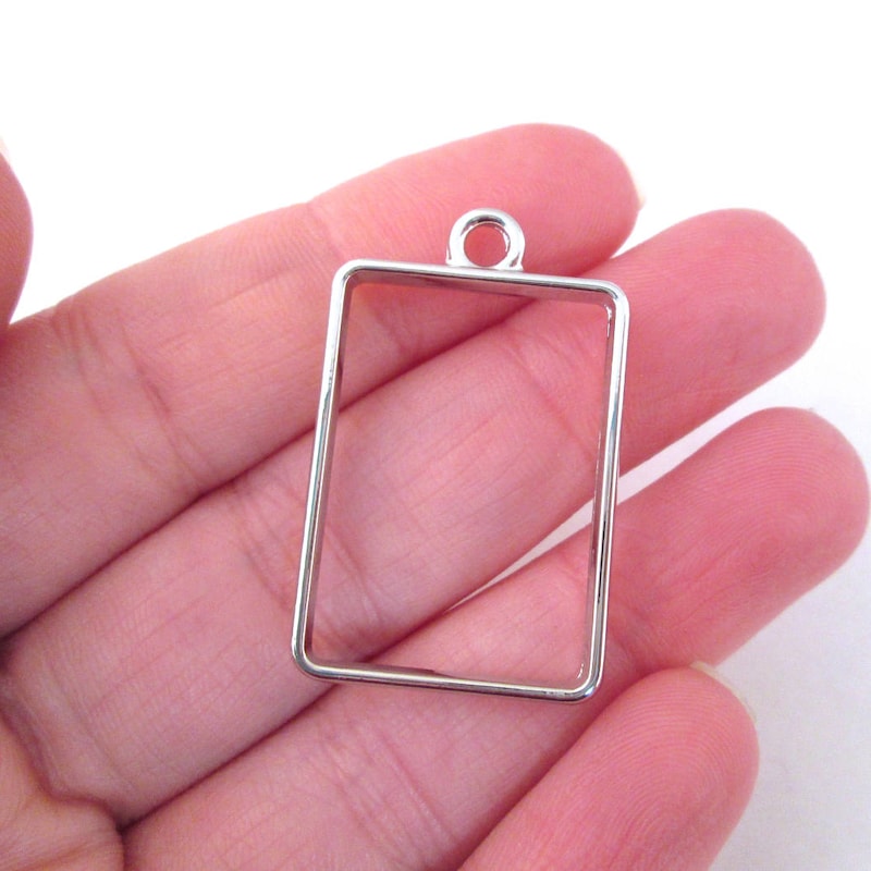 Rectangular Pendant - Etsy