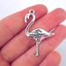 Silver Plated Flamingo Charms, Bird Charms, Pick Your Amount, D242 - Etsy