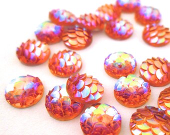 Orange Fish Scale - Etsy