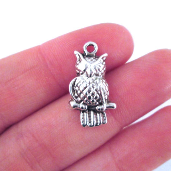 Owl Charms - Etsy