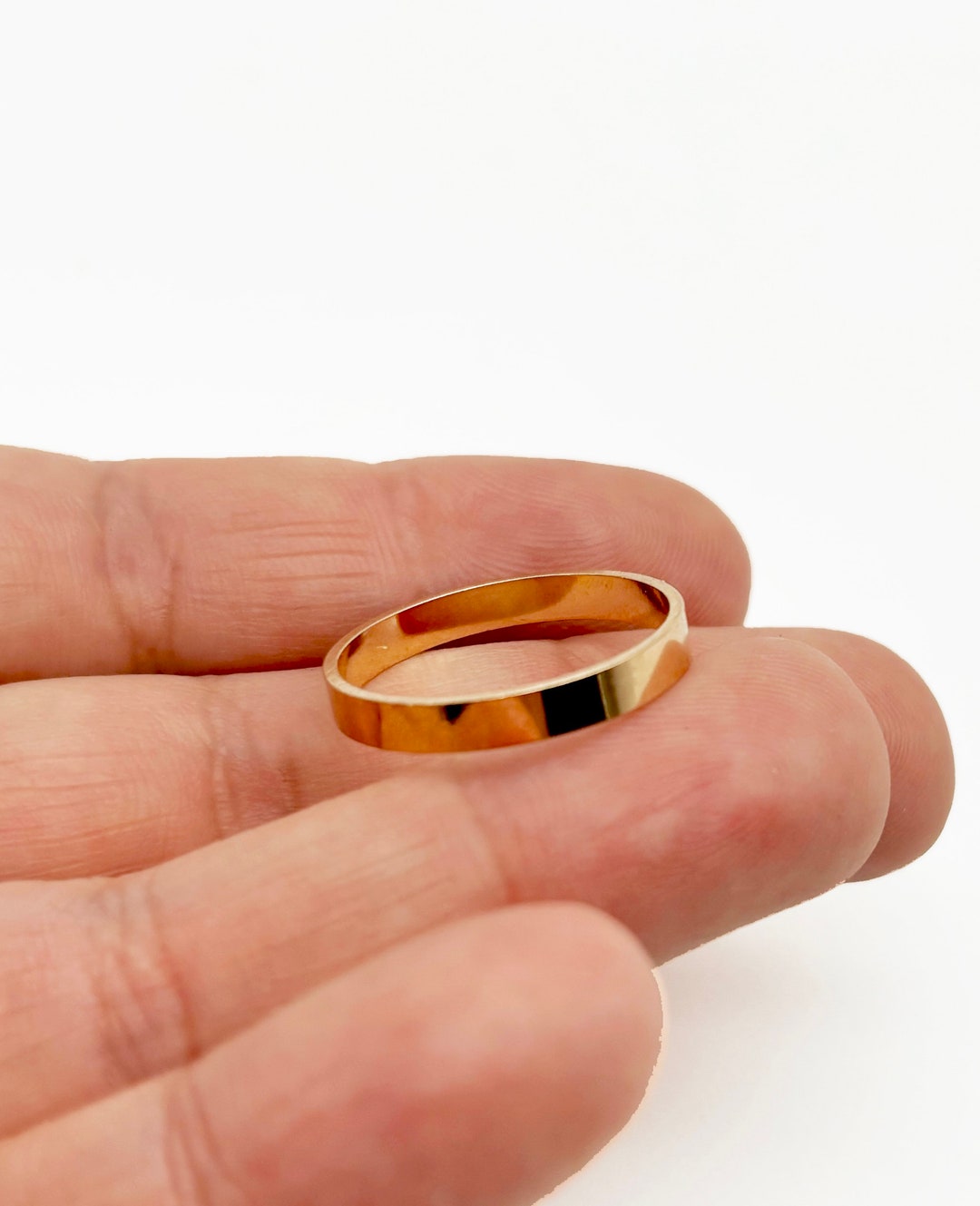 Five Rose Gold Plated 20mm Circle Connector Charms, Round Linking Ring ...