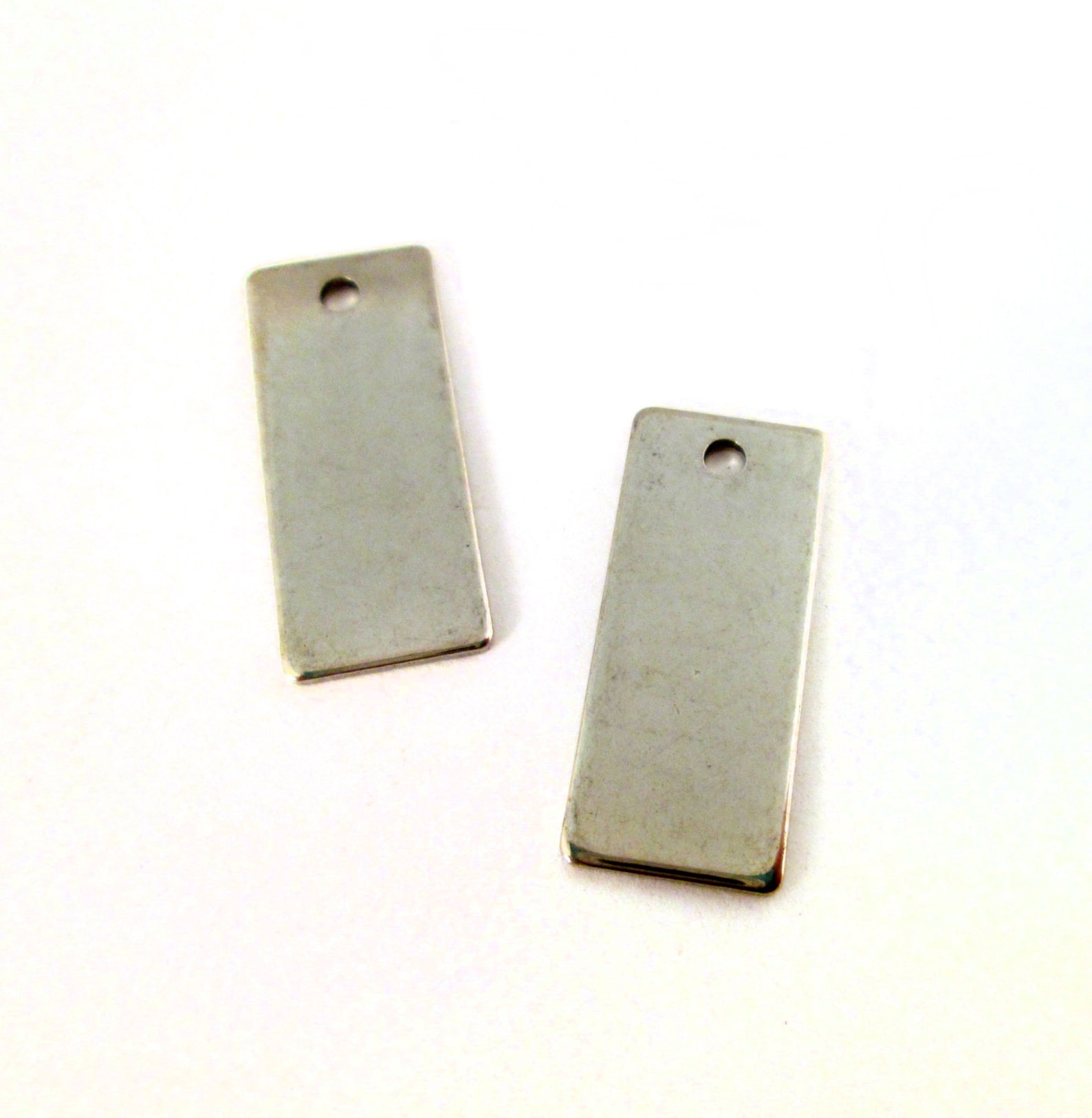 Rectangular Stainless Steel Stamping Tag 21x9mm Pendant - Etsy