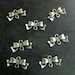 Bow Connectors Pendant Charms, Silver Plated, Pick Your Amount, L156 - Etsy