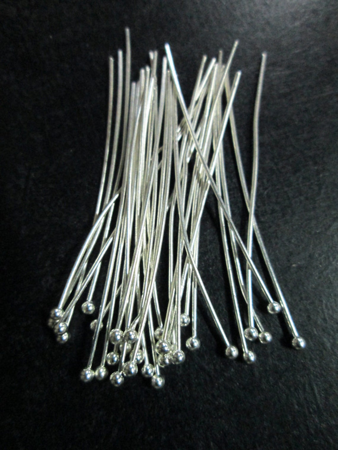 Silver Plated Ball Pins 35mm Long Pick Your Amount C217 - Etsy