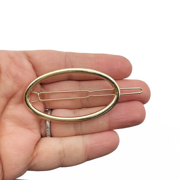 Oval Hair Clip - Etsy