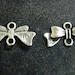 Bow Connectors Pendant Charms, Silver Plated, Pick Your Amount, L156 - Etsy