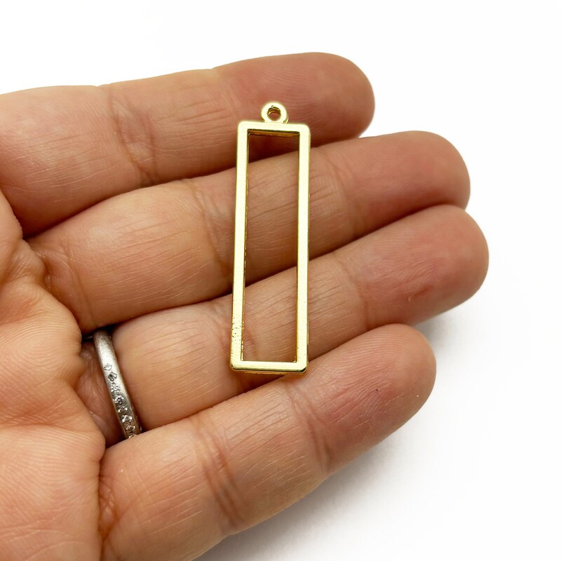 Rectangle Pendant - Etsy