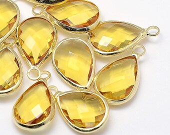 Yellow Topaz Glass | Etsy