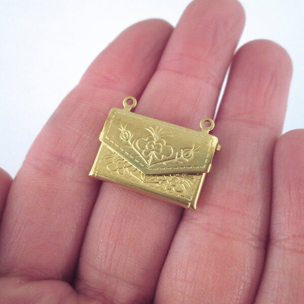 Envelope Locket - Etsy