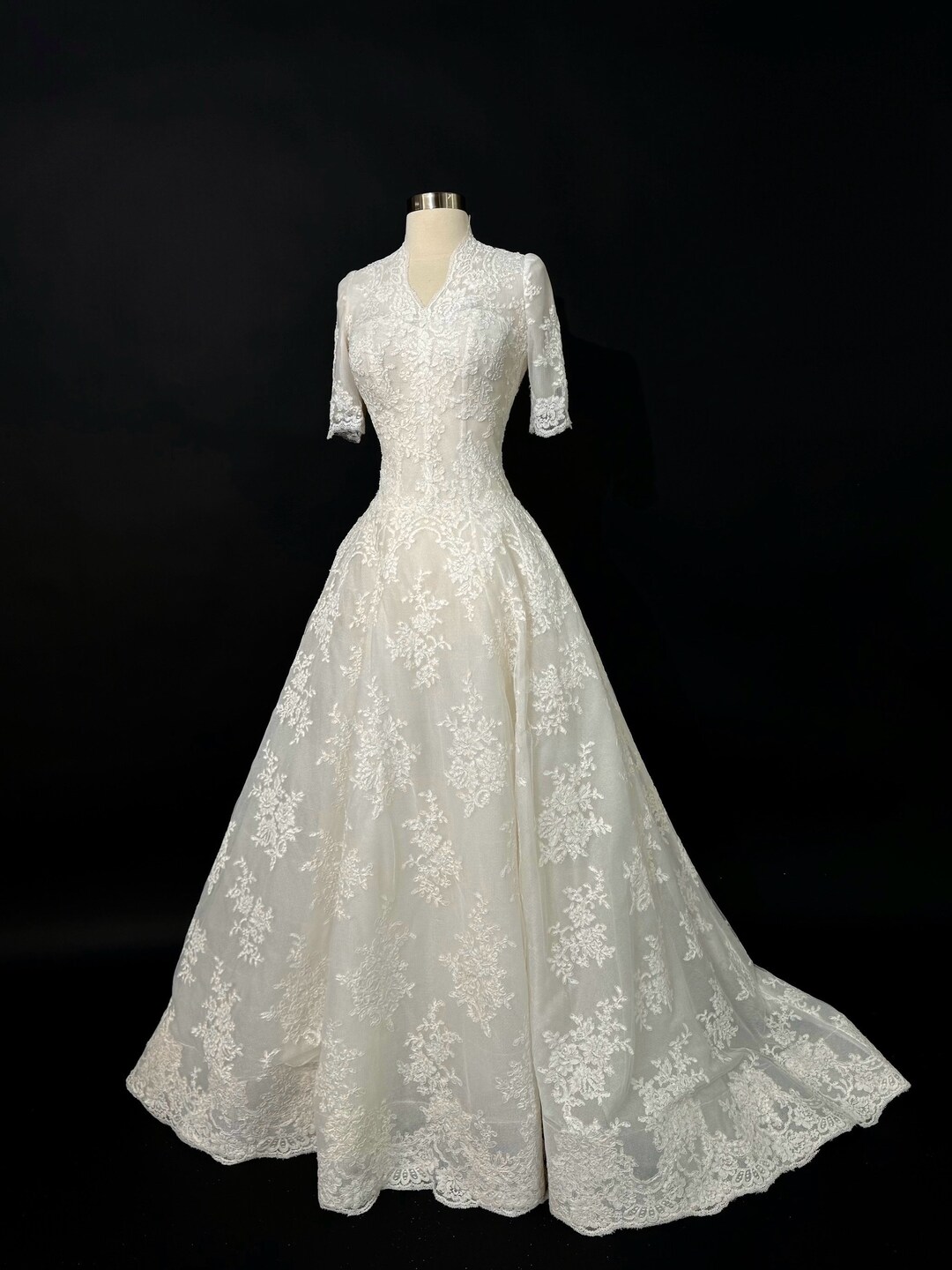 Anna Augusta Custom Bridal Gown Size 8 - Etsy