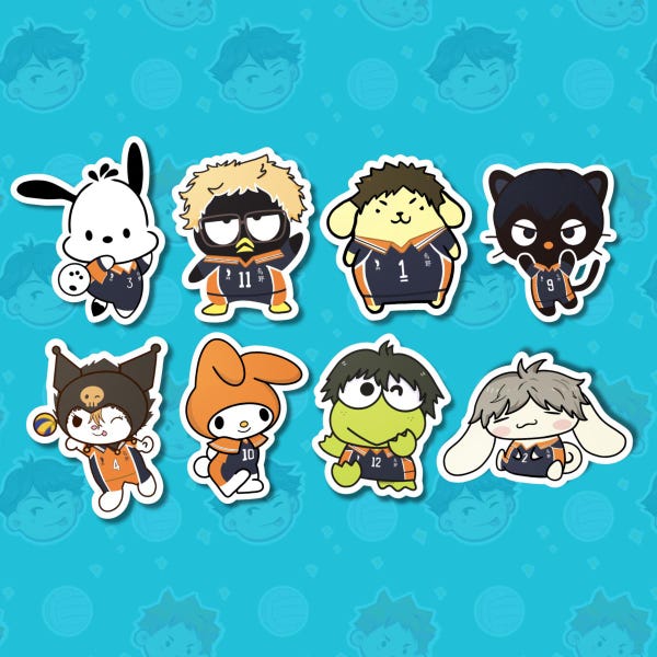 Haikyuu!! Stickers - Etsy