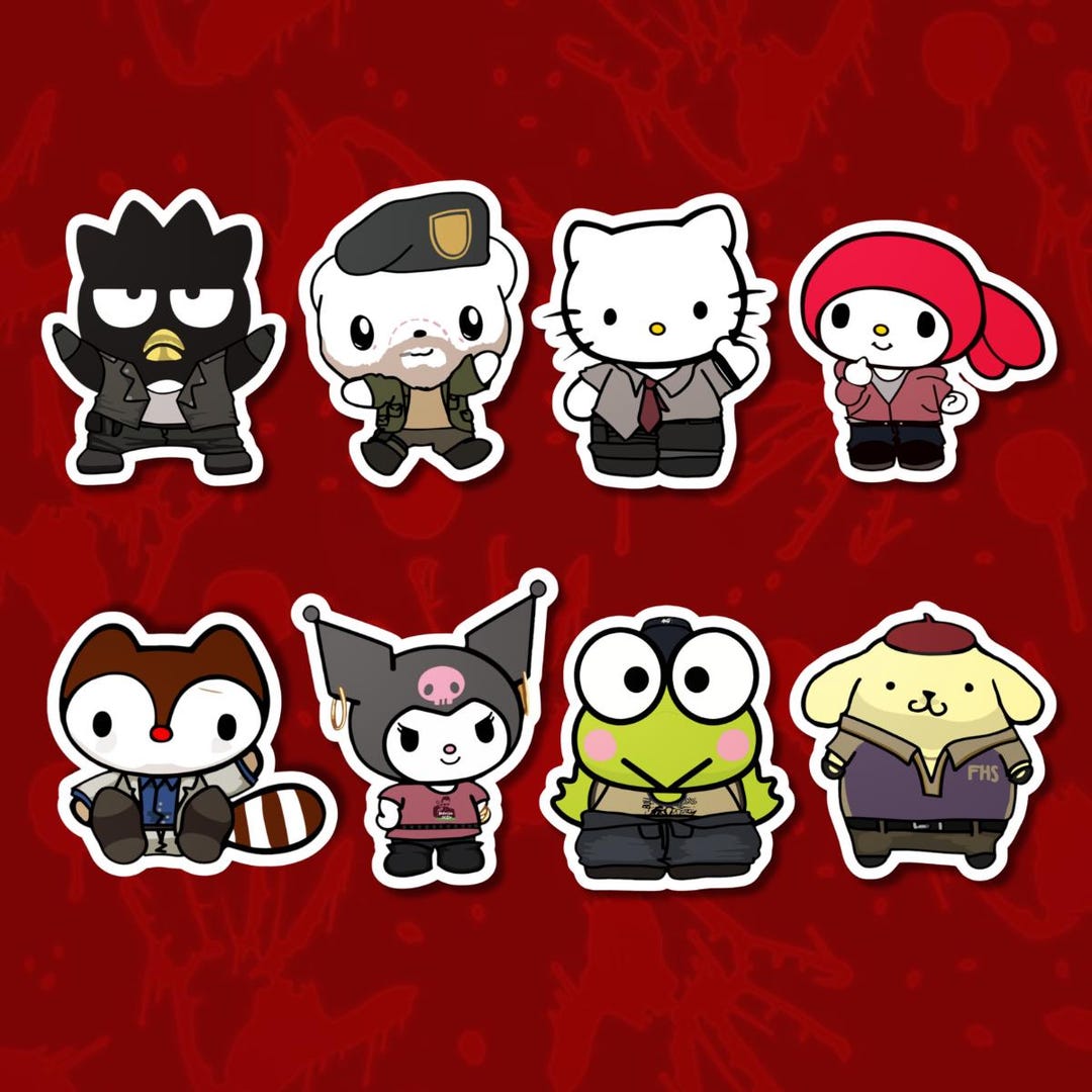 Stickers Sanrio X Left 4 Dead 3x4" - Etsy