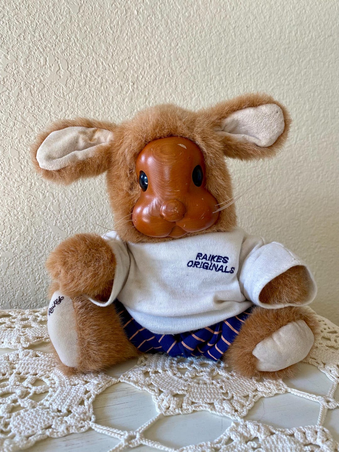 Vintage Raikes Original Bunny / Robert Raikes Stuffed Bunny - Etsy