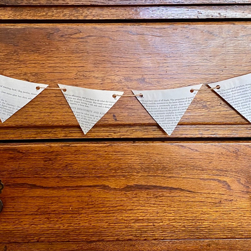 Book Bunting - Etsy