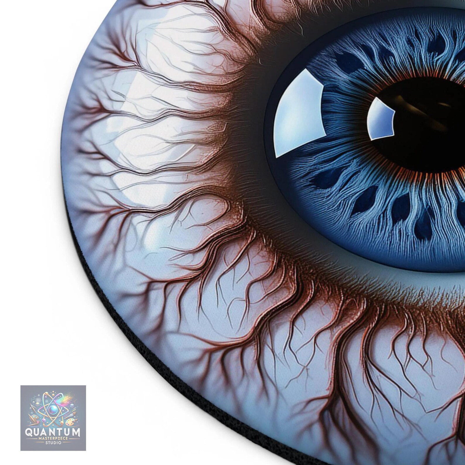 Creepy Eyeball Mousepad, Spooky Halloween Neoprene Pad, Quirky Gift for ...