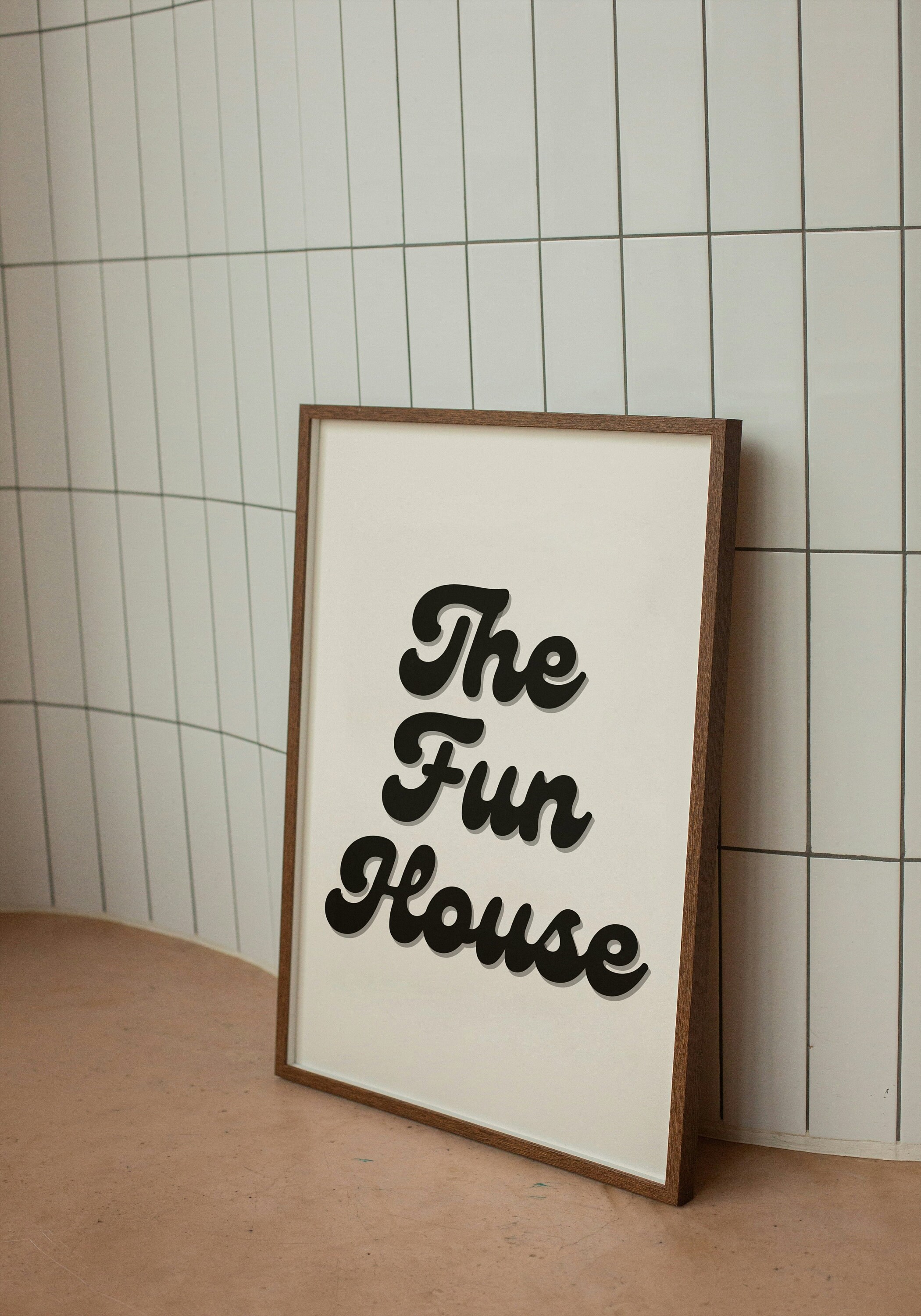 The Fun House Print, Funny Cottage Core Decor, Lake House Quote ...
