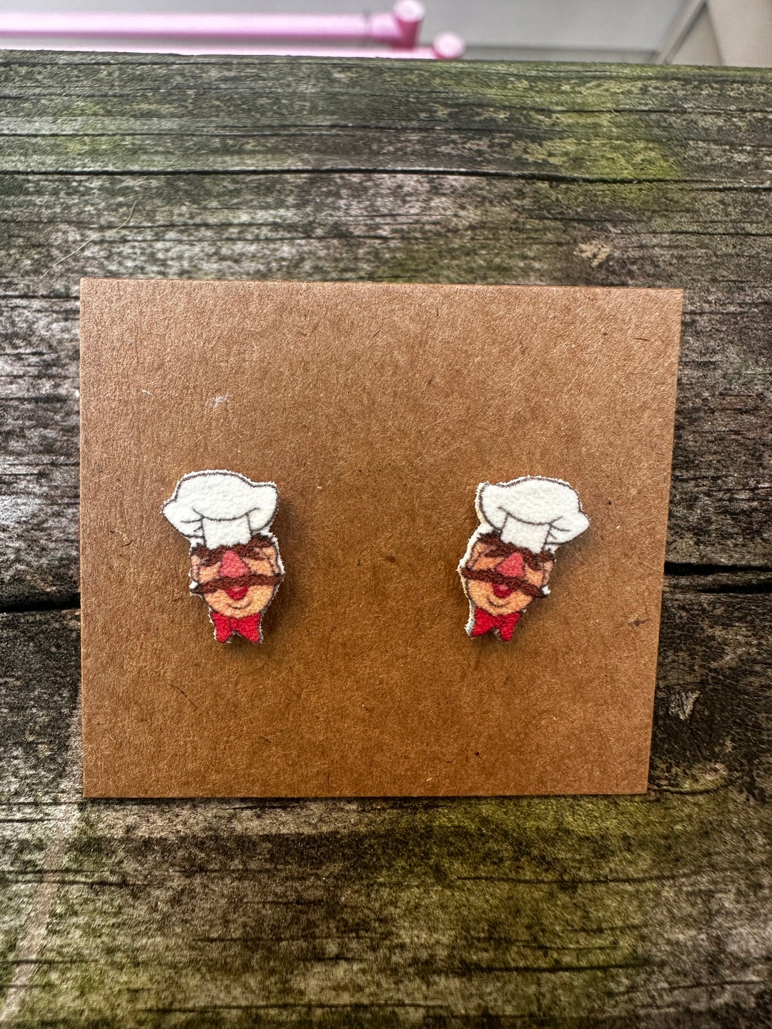 Muppet Chef Earrings/disney Earrings/swedish Chef Earrings/disney Trip ...