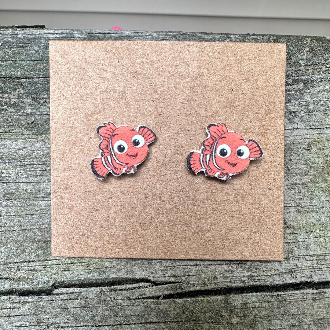 Nemo Earrings/disney Earrings/finding Nemo Earrings/disney Trip/stud ...