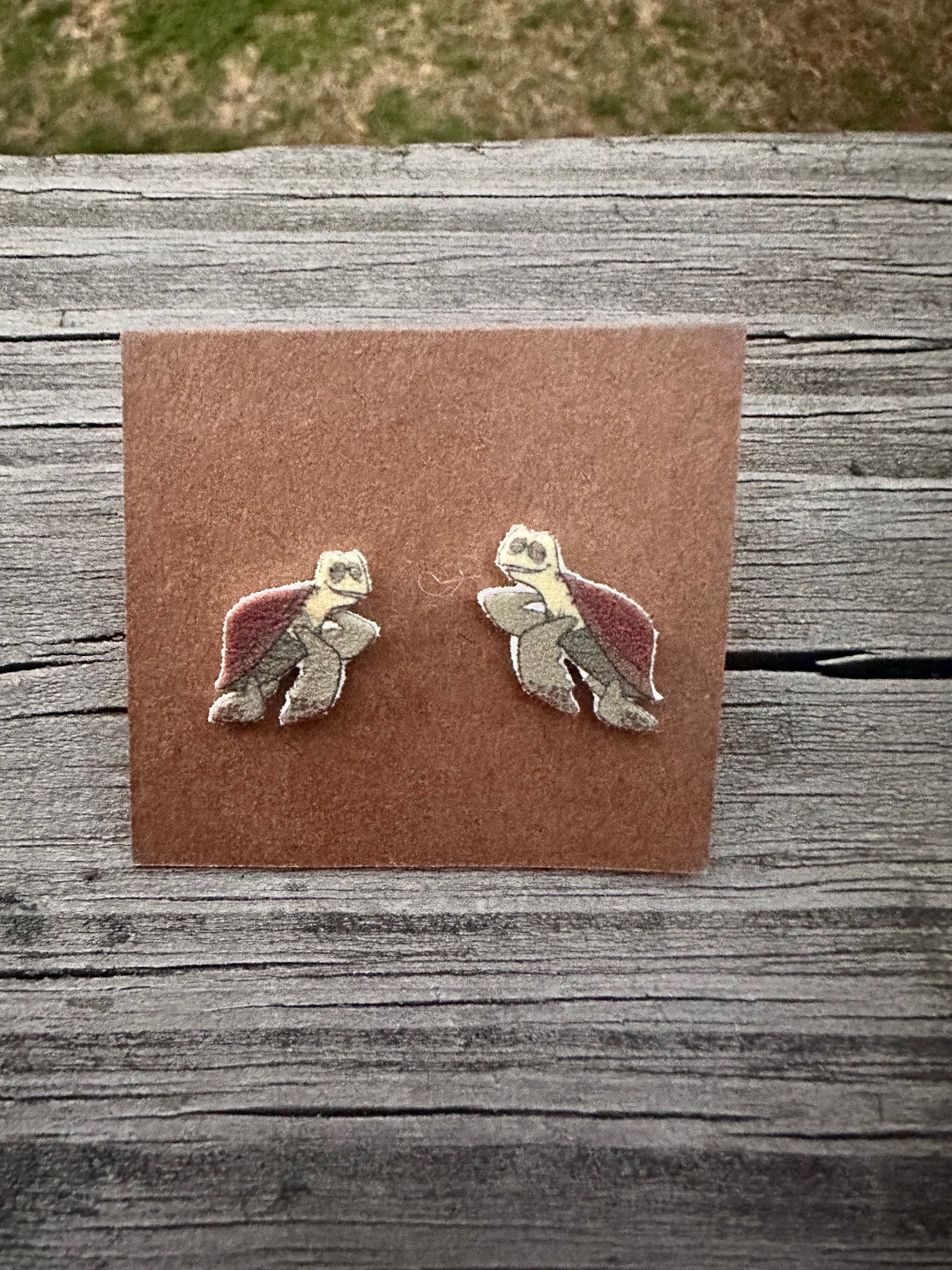 Crush From Finding Nemo Earrings/disney Earrings/finding Nemo Earrings ...