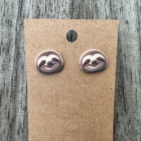 Sloth Earrings - Etsy