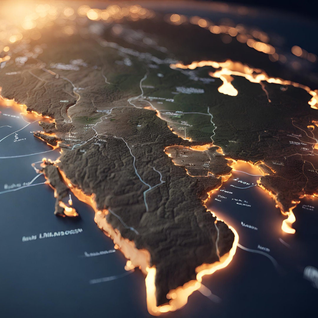3D Earth Themed Background/wallpaper | 4 Photos | Digital Art ...