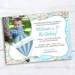 Travel Birthday Invitation Map Invitation Hot Air Balloon Invitation ...
