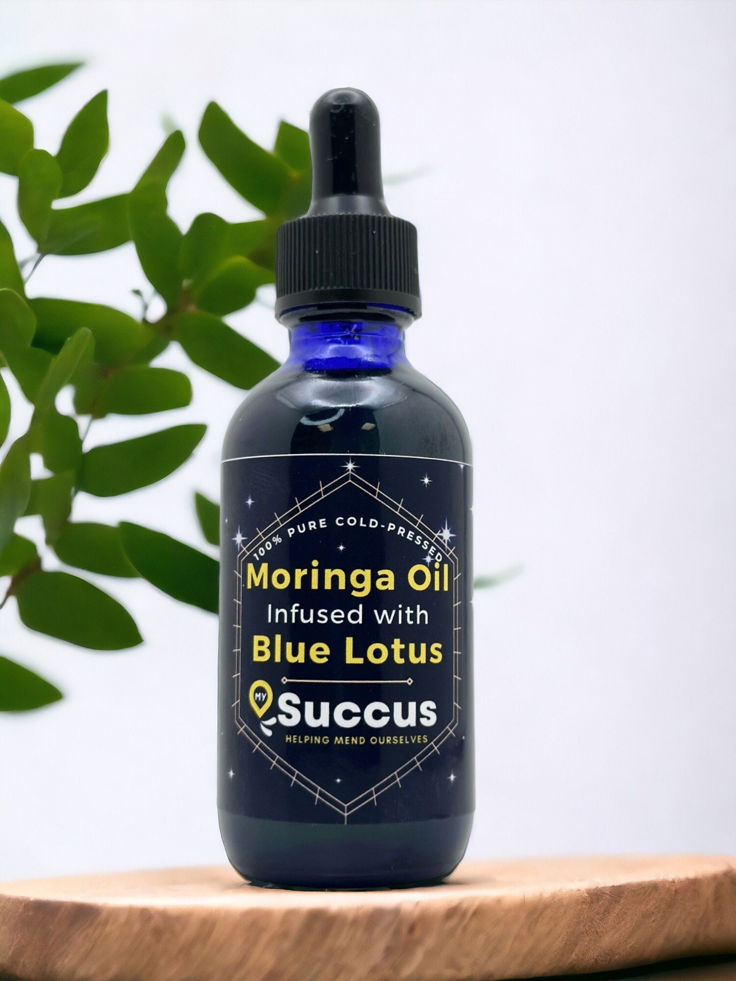 Cold Pressed Moringa Oil Infused With Blue Lotus - Etsy