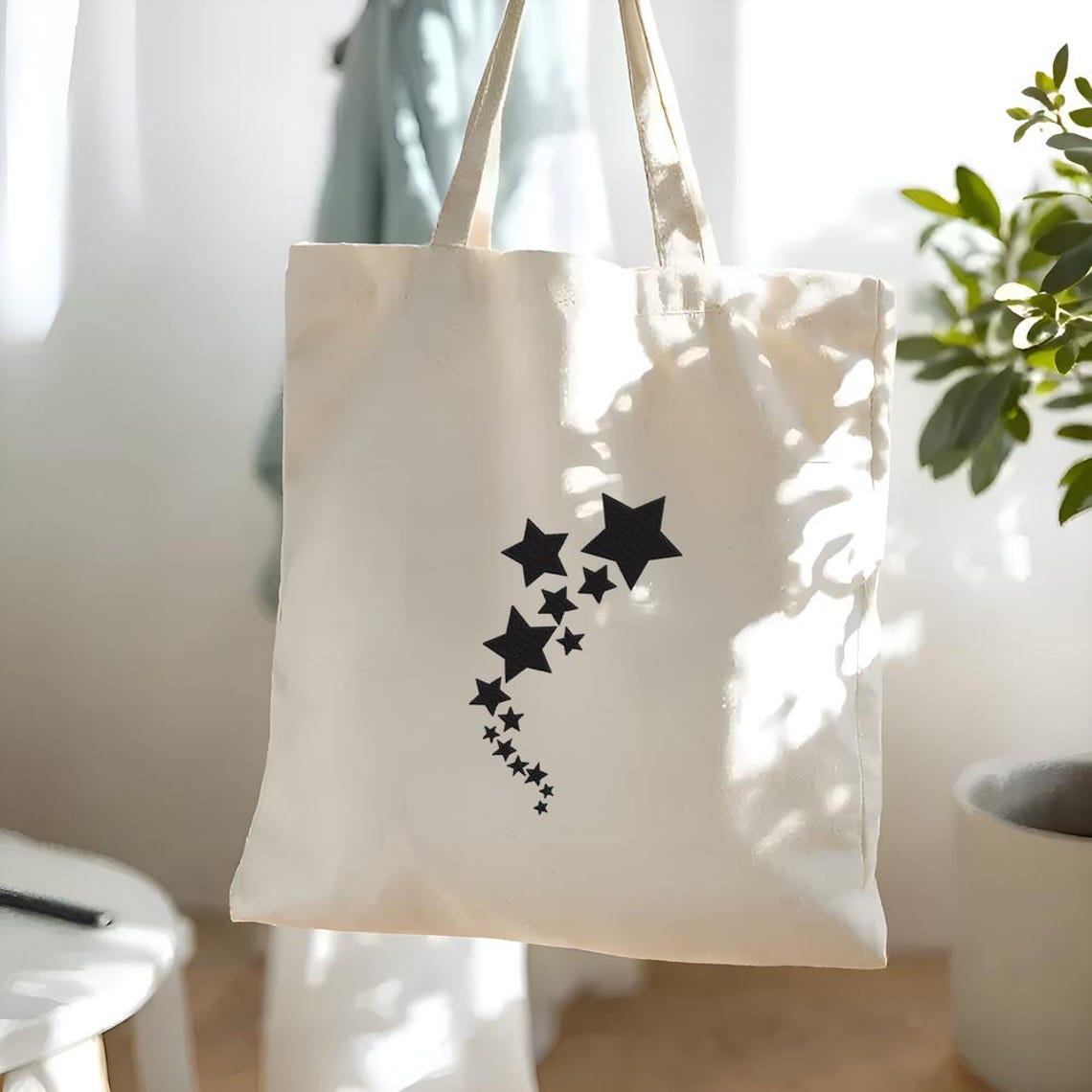Star Trail Embroidery Design, Constellation Curve Motif, Simple Space ...