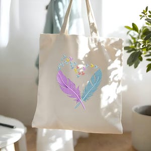 Feather and Flying Birds Embroidery Design, Heart Shape Machine ...