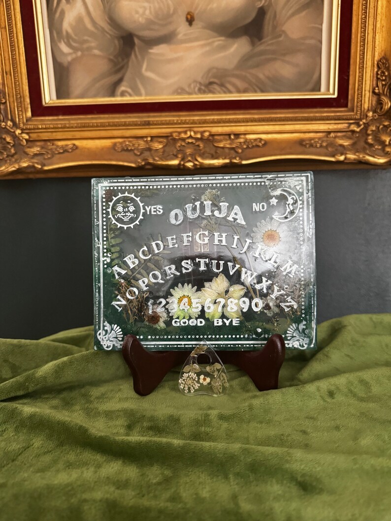 Glow in the Dark Floral Ouija Board - Etsy