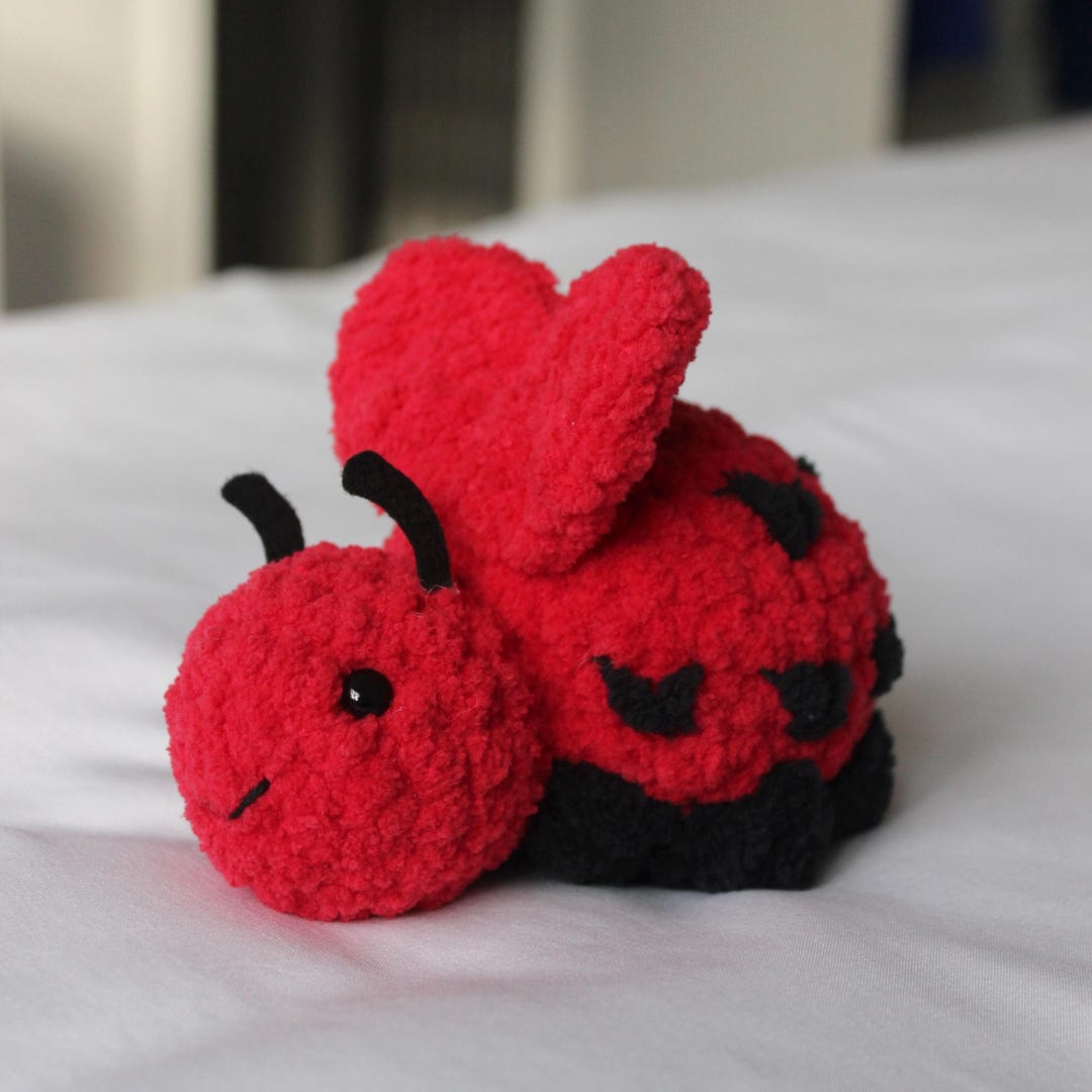 Crochet Love Bug Plush - Etsy