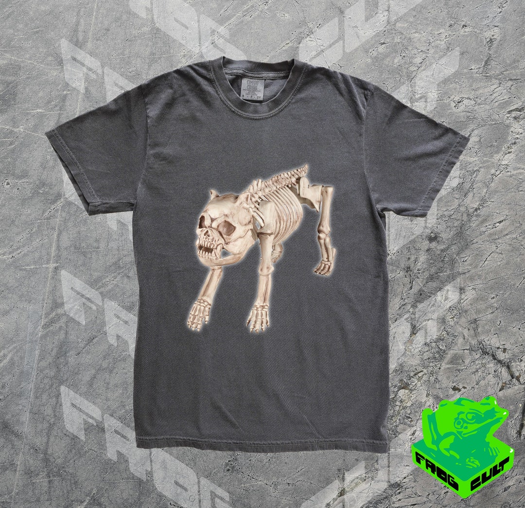Dog Skeleton Meme Shirt, Funny Dog Halloween Shirt, Spooky Witchy Vibes ...